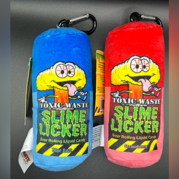 Toys | Toxic Waste Slime Licker Beanie Plush Keychains Brand New | Poshmark